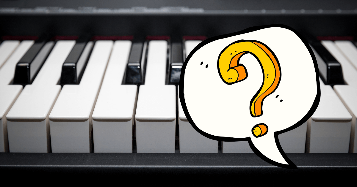 Piano Question Mark