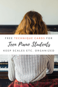 Terrific Technique Cards... A Printable To Keep Your Piano Students ...