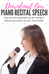 This Is What The Perfect Piano Recital Welcome Speech Looks Like ...