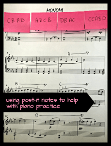 5 Ways Piano Teachers Can Use Post-It Notes For Home Practice Success ...