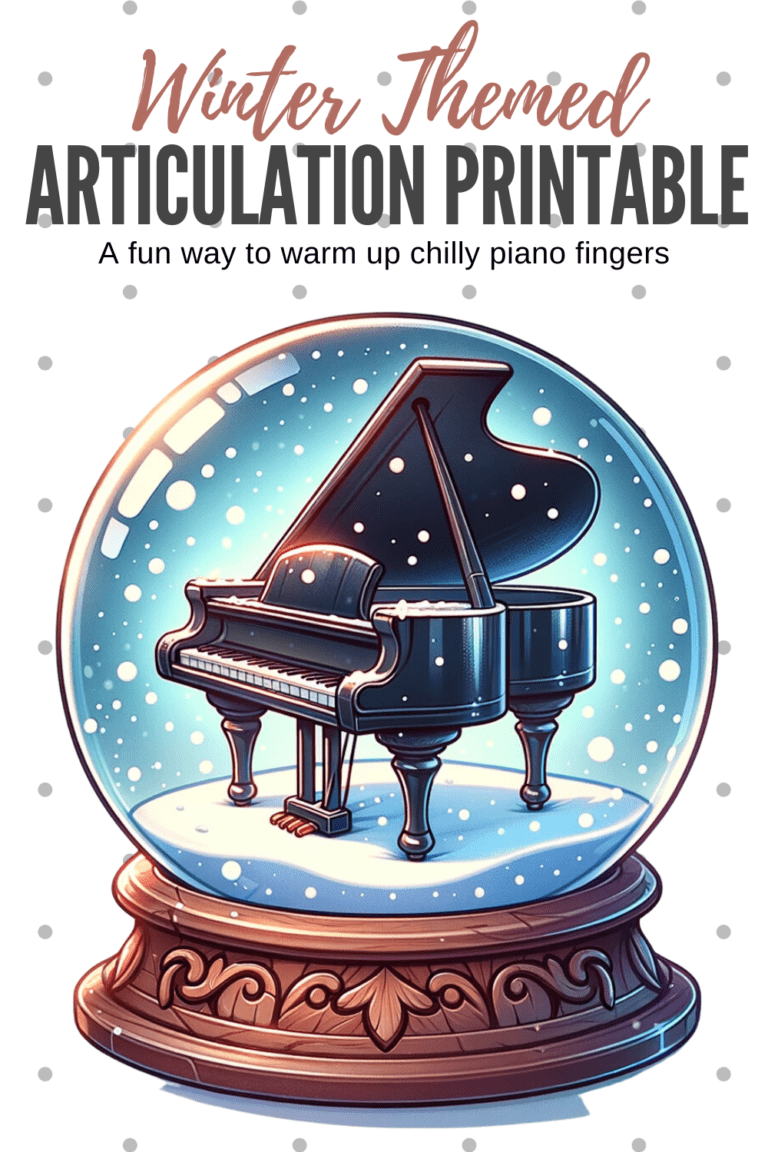 A Wintery Articulation Adventure To Warm Up Chilly Piano Fingers ...
