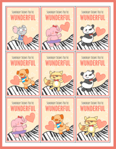 Spread Valentine's Day Cheer To Your Piano Students With Our Printable ...