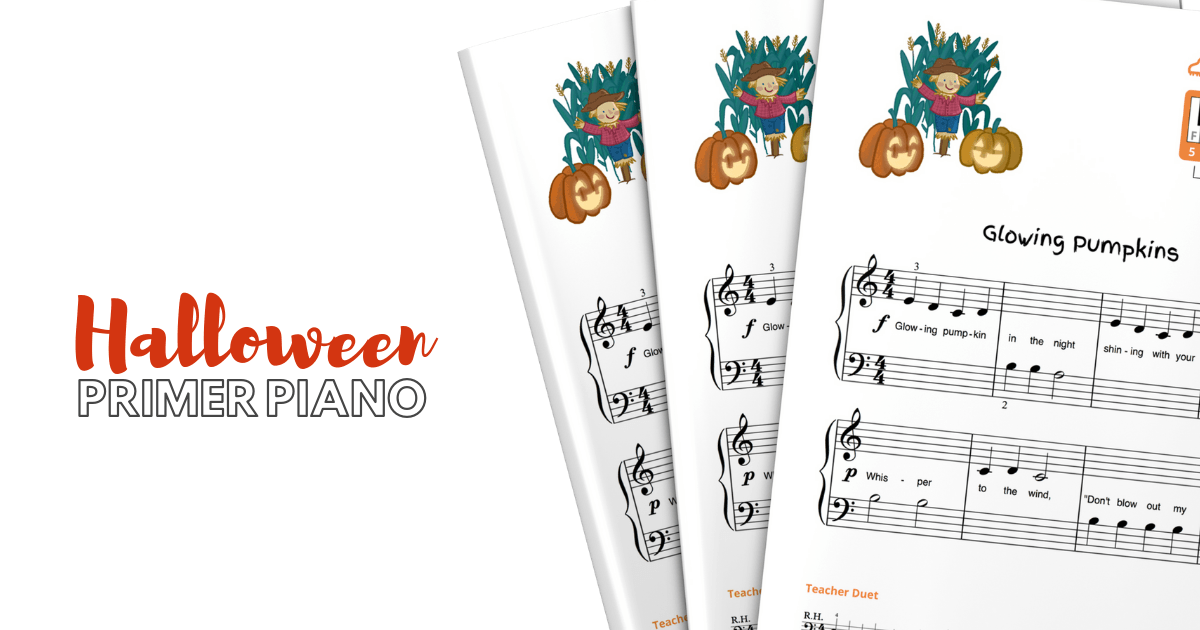 Halloween Sheet Music For The Kiddos In Your Piano Studio - Teach Piano ...