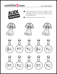 Level 1B Note-Reading Activity - Teach Piano Today
