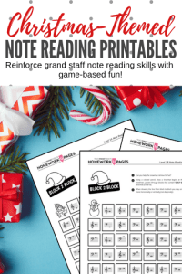 Holiday-Themed Note Reading Printables For Your Level 1 Piano Students ...