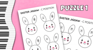 Easter Jigsaw Piano Puzzles To Reinforce Note Reading - Teach Piano Today