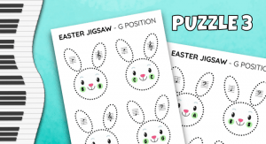 Easter Jigsaw Piano Puzzles To Reinforce Note Reading - Teach Piano Today