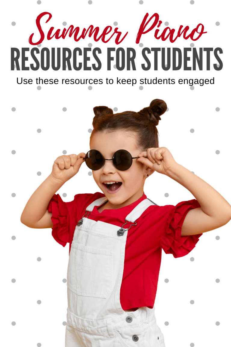 A Summer Of Piano Student Workbooks To Keep Kids Learning