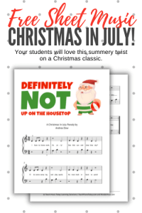 Santa Is Back In This Goofy Summer Piano Solo - Teach Piano Today