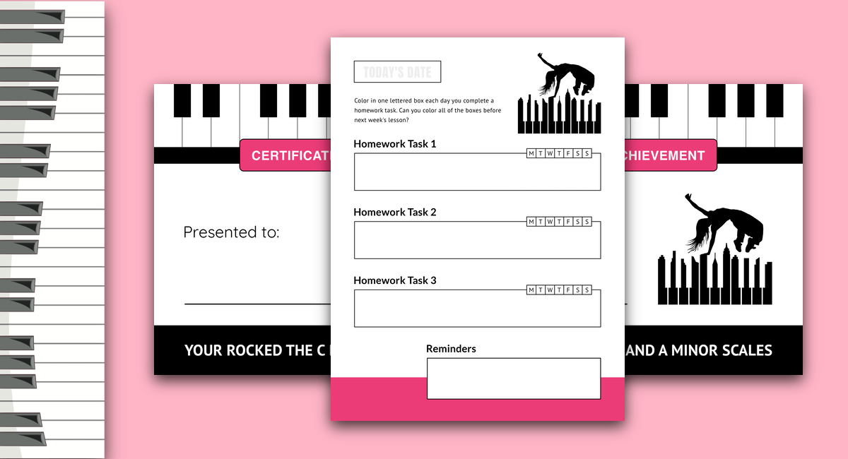 New Coordinating Piano Lesson Materials to Inspire Teen Students