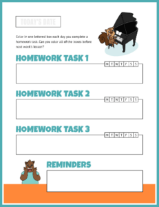 Practice Sheets (Primer 1, 2nd Edition) - Teach Piano Today