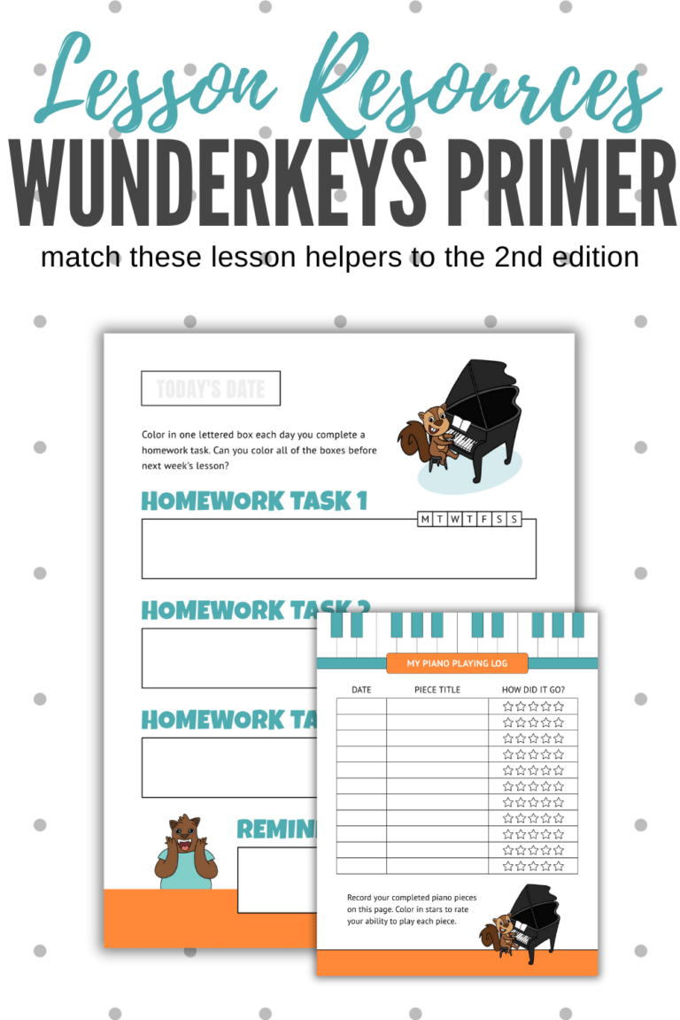 New Primer, New Printables! Grab These Piano Practice Sheets
