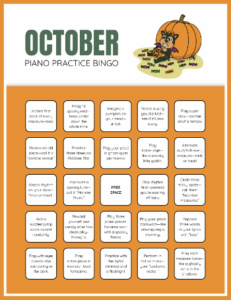 Halloween Piano Practice Challenge - Teach Piano Today