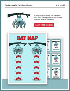 Bat Nap Early Note Reading - Teach Piano Today